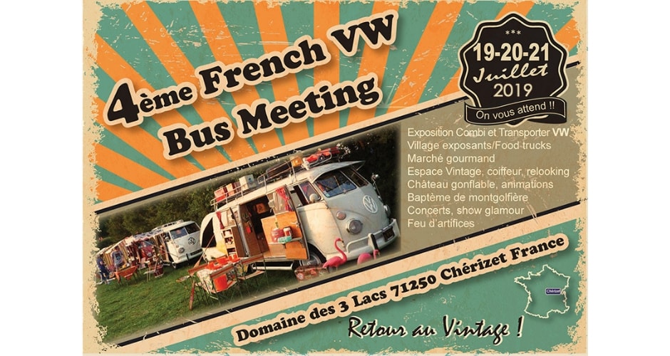 French VW Bus Meeting 2019 : ne ratez pas la 4ème édition